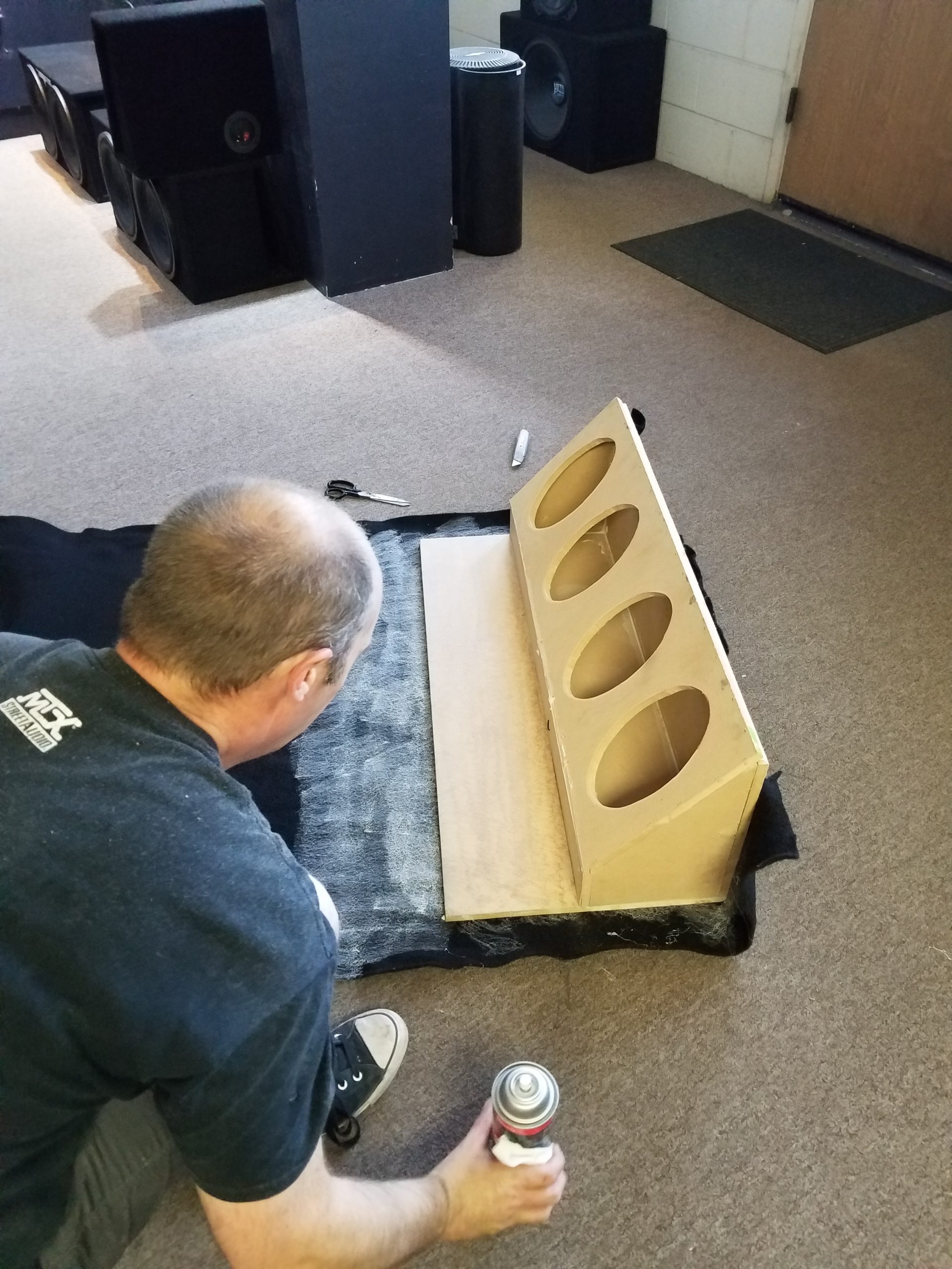 Custom box for '66 VW Beetle - SoundWerks Car Audio